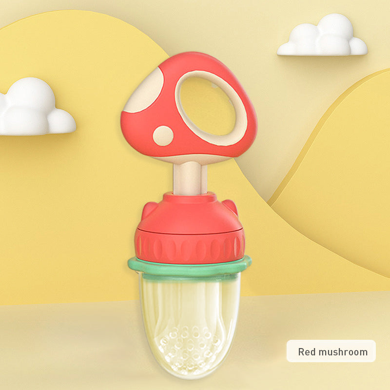 Babyproph Premium BBET Push Fruit Feeder Baby Fruit Pacifier Mushroom ...